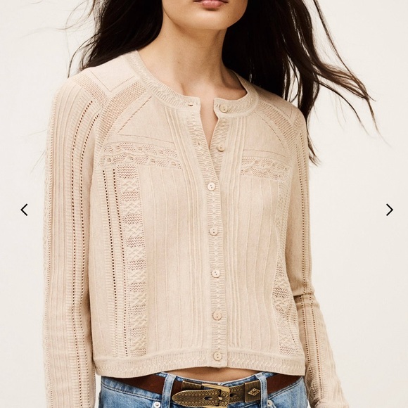 ba&sh | Sweaters | Bash Cream Buttonup Cardigan | Poshmark